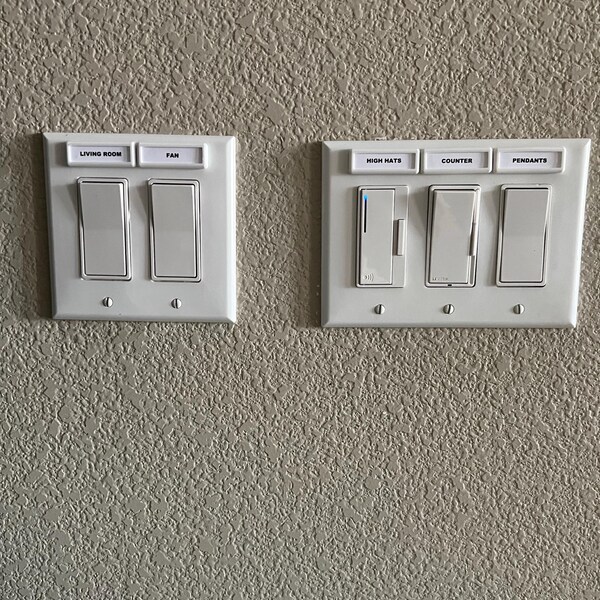 The Switch Label: Light Switch Label Frames for Light Switch Cover ...