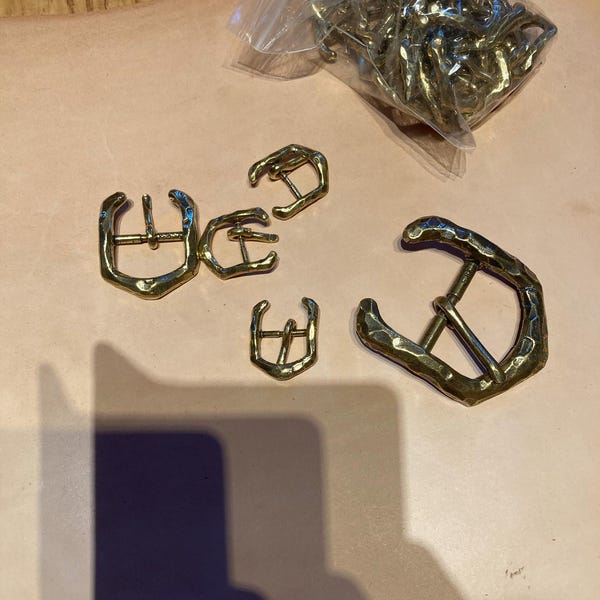 Retro Brass Buckle Bronze Buckle Leather Belt Fasten Buckles 17/25/30 ...