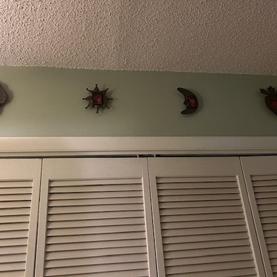 PUNCHED TIN MIRROR With Talavera Tile Mexican Folk Art Wall Decoration ...