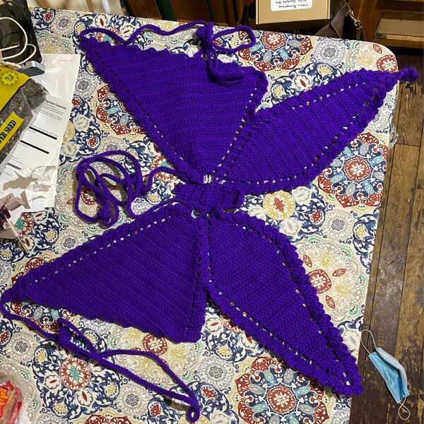 Crochet Butterfly Top PATTERN - Etsy