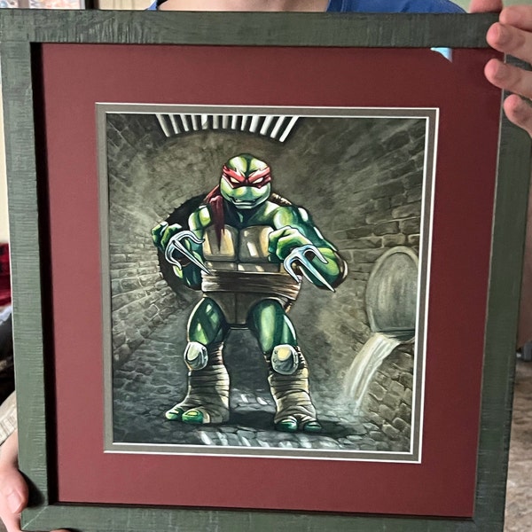 Irma Teenage Mutant Ninja Turtles Fan Art Original Watercolour Painting ...