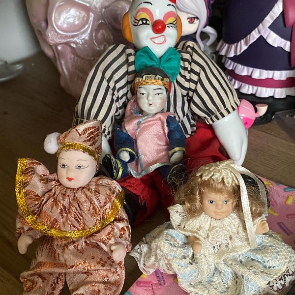 12. Vintage Small Dolls, Simba, Bandai Tiny Blessings, Pedigree Tiny ...