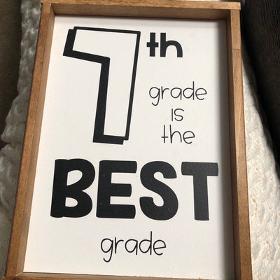 Grade Level Signs Back to School Classroom Signs Teacher Sign Class ...