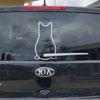 Kitty Cat Windshield Wiper Di Cut Decal Home/laptop/computer/truck/car ...