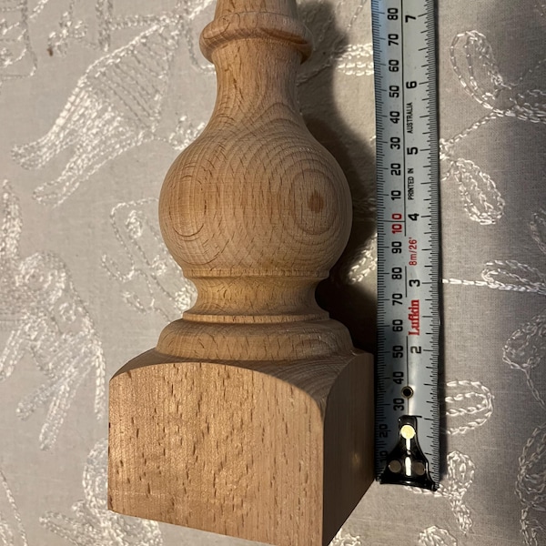 Turned Table Legs, Set of 4, Table Legs Wood, Dining Table Legs, Mid ...