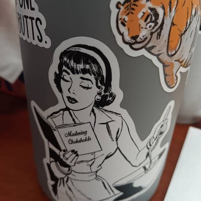 Mastering Chokeholds Jiu-jitsu Sticker Vintage Illustration BJJ Die-cut ...