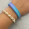ALS Awareness Wristband Bracelet Blue White Survivor Support Gift ...