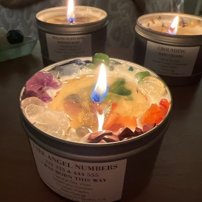Prosperity-abundance-natural Soy Wax Pure Essential Oils Crystal ...