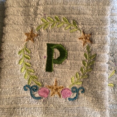 Beach Monogram Frame Digital Machine Embroidery Design 4 Sizes ...