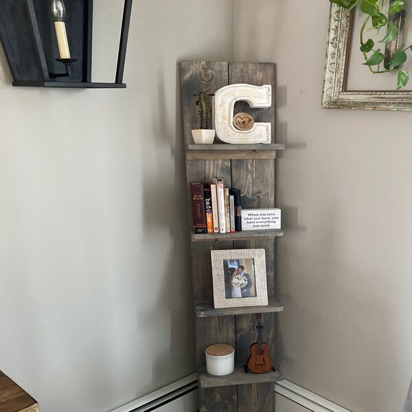 Barn Style Corner Shelf - Etsy