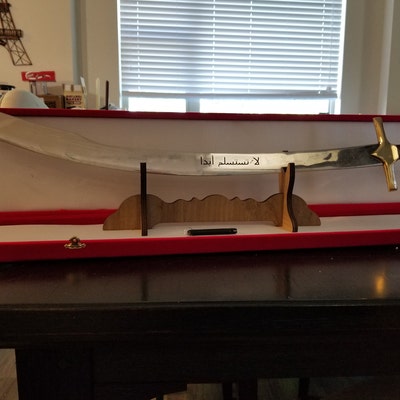 Handmade Arabian Sword Desktop Sword İslamic Gifts for Brother Medieval ...