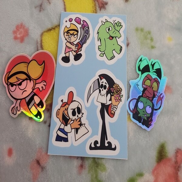 Billy and Mandy X Powerpuff Girls Mandy Sticker - Etsy