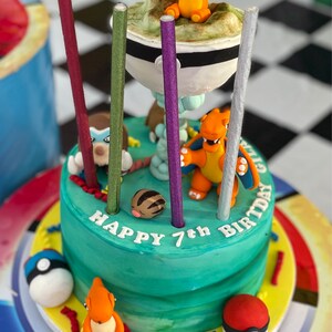 Ash Ketchum With Pokemon Pikachu Cake Topper.. Get Your - Etsy