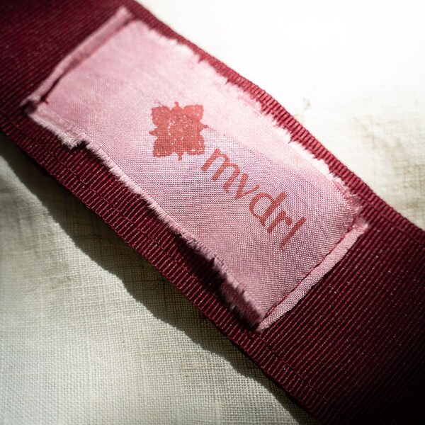 BOTANICAL NO 53 Hand Dyed Silk Habotai Ribbon//plant Dyed//bridal ...