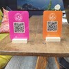 Mini QR Code Social Media Display Sign Facebook Instagram Business Sign ...