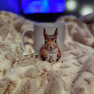 Squirrel Coffee Cup for Gardeners Coffee Mug Gift for Gardener Squirrel ...