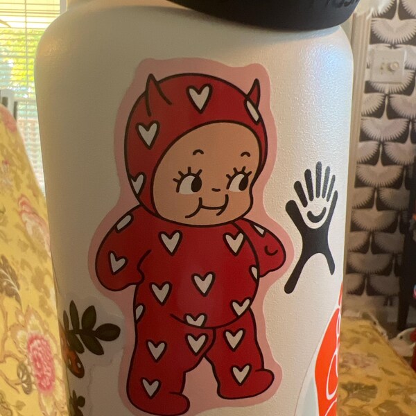 Devil Kewpie Doll Vinyl Sticker | Kewpie Doll - Etsy