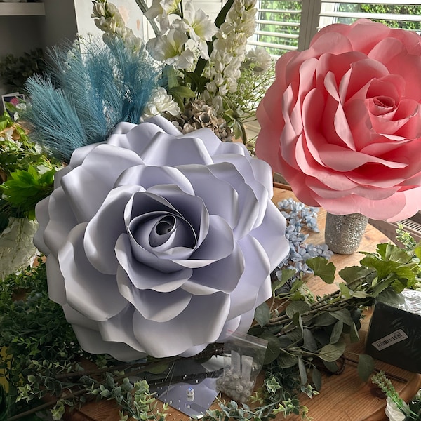 Extra Large PDF Full Size Rose 6 Template 30-34 Inches Rose When Made ...
