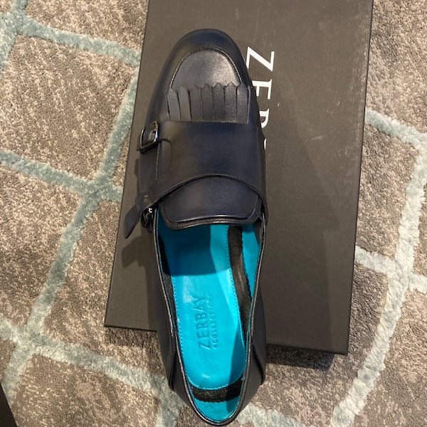 Zerbay Tolima Men's Bordeaux Opera Pumps Patent Leather Tuxedo Loafer ...