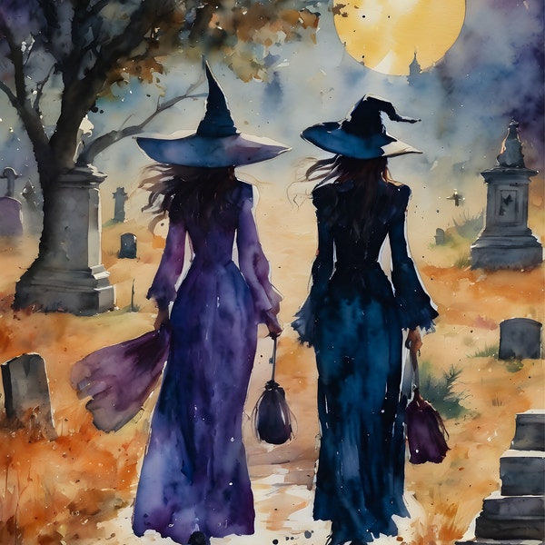 POWER OF THREE ~ Full Moon Coven Meeting in the Meadow ~ 7x5" Altar ...