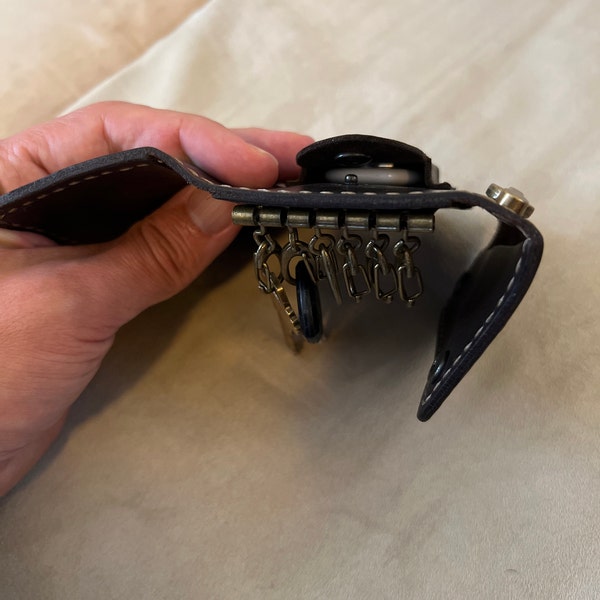 Leather Camera Lens Cap Case / Leather Camera Lens Cap Holder / Lens ...