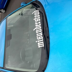 Misunderstood Car Window Sticker all Colours & Sizes - Etsy