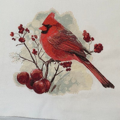 Cardinal Cross Stitch Pattern 1 Instant PDF Download Cardinalidae ...