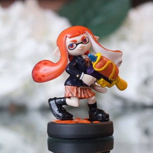 Custom Splatoon Amiibo Purple Inkling Boy Amiibo - Etsy