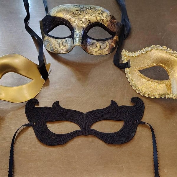 Lace Masquerade Mask, Black and MAROON Masquerade Custom Mask, Raven ...