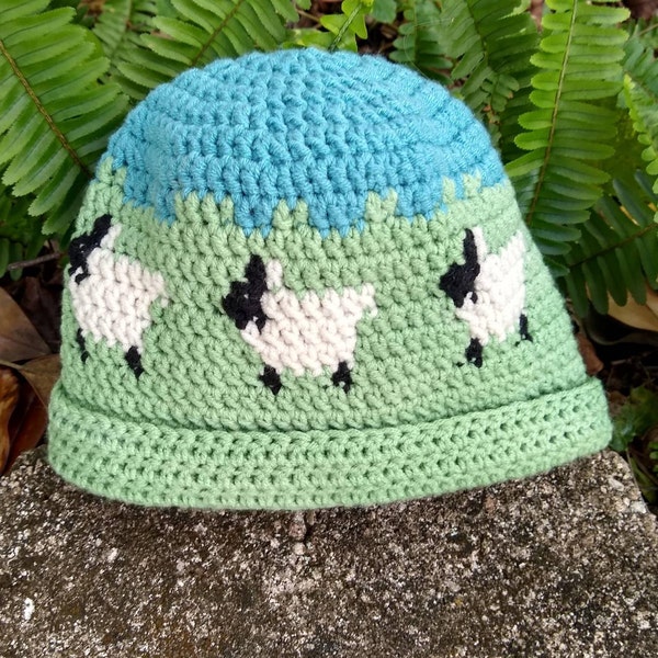 PATTERN Crochet Sheep Hat - Etsy