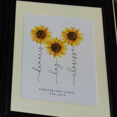 Personalised 3 Friends Print Friendship Print Best Friend Gift Bestie ...