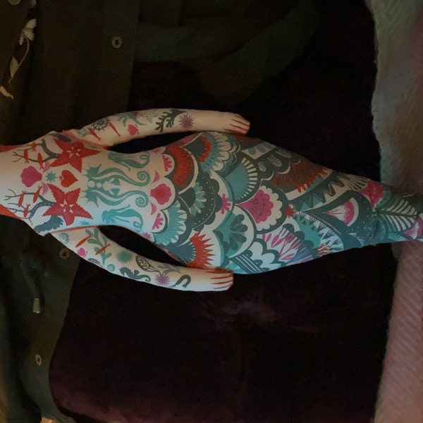 Meryl the Mermaid Tea Towel / Cut and Sew Kit - A Silkscreen Design by ...