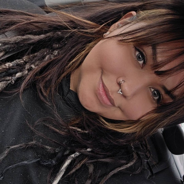Custom Dreads Mixed Bright Dreadlock Extensions Braids and Wrapped ...