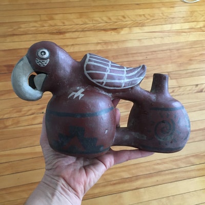 Water Whistle Vessel Peruvian Dog Huaco Silbador - Etsy