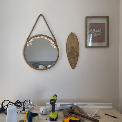 12.5 Cowrie White Washed Wood Tree, Shell Christmas Tree, Neutral Tree ...