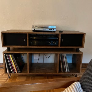 The Stack Record Player Stand - Etsy