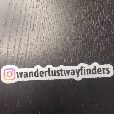 Custom Instagram Sticker, Social Media Sticker, Instagram Sticker, User ...