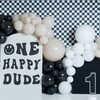 One Happy Dude PNG SVG, First Birthday SVG, Retro Wavy Text, Happy Face ...