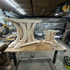 Seamless Trestle Table Frame, Free Shipping, Set of Two W/frame, Dining ...