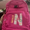 Personalized Pink Pretty Pattern Backpack Back to School Kids School ...