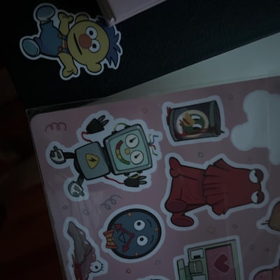 Dont Hug Me Im Scared DHMIS Die Cut Vinyl Sticker Sheet 6.5 X 5.5 10 ...