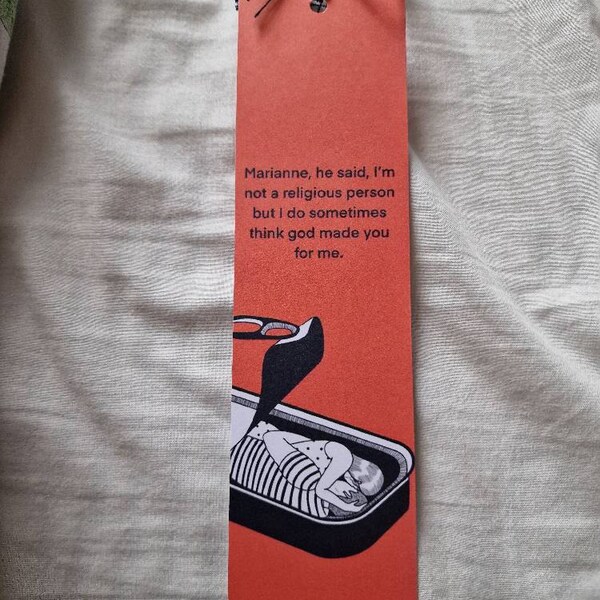 Normal People Inspired Bookmark | Book Lover | Book Worm | Gift for ...