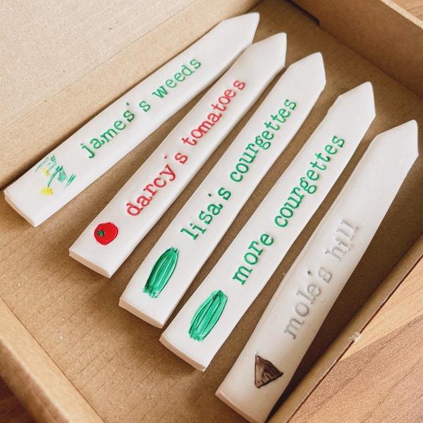 Seed Markers Plant Labels Herb Markers. Garden Decor. Allotment ...