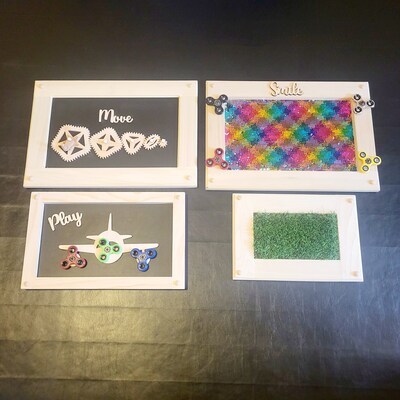 Fidget Spinner Sensory Sensory Board for Autism Sensory Wall - Etsy