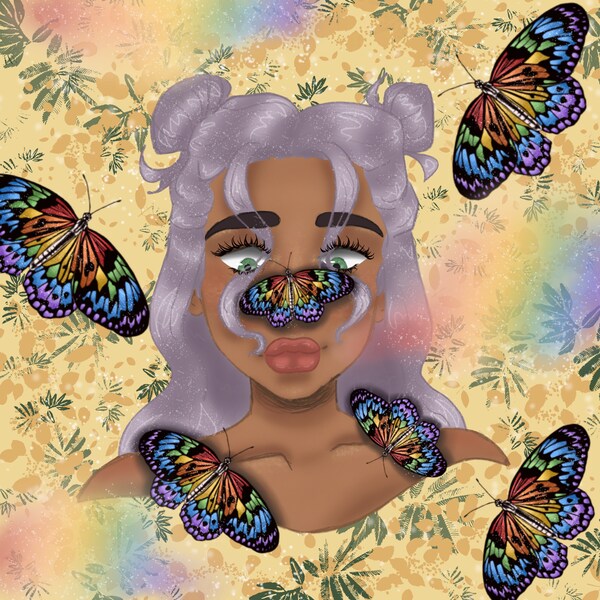 169 Procreate Manga Female Full-body Sitting&lying Posture Anime Female ...