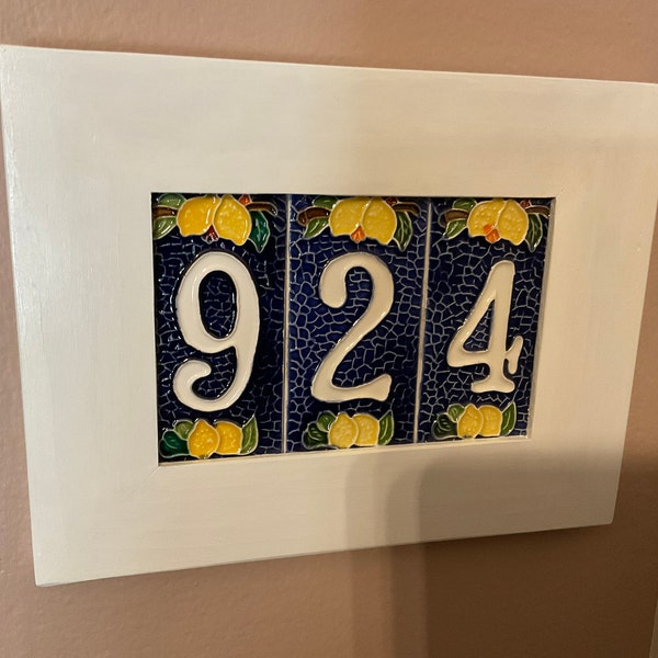 Custom Frames for Address Tiles - Hand Made - Etsy