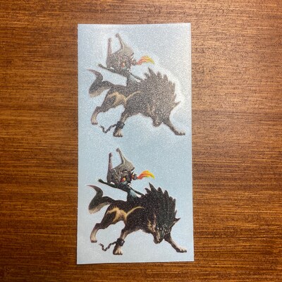 Wolf LINK and MIDNA Vinyl Decal From the Legend of Zelda Twilight ...