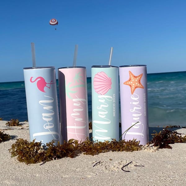 Custom Vacation Tumbler, Personalized Name Family Vacation Gift ...