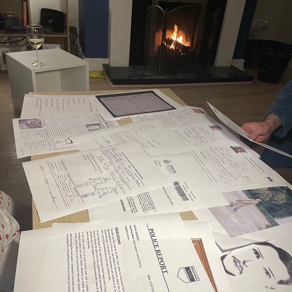 Printable Cold Case File - Unsolved Murder Mystery Party Game ...