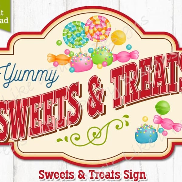 Funnel Cakes Sign - DIY Instant Download, Carnival Sign, Printable ...